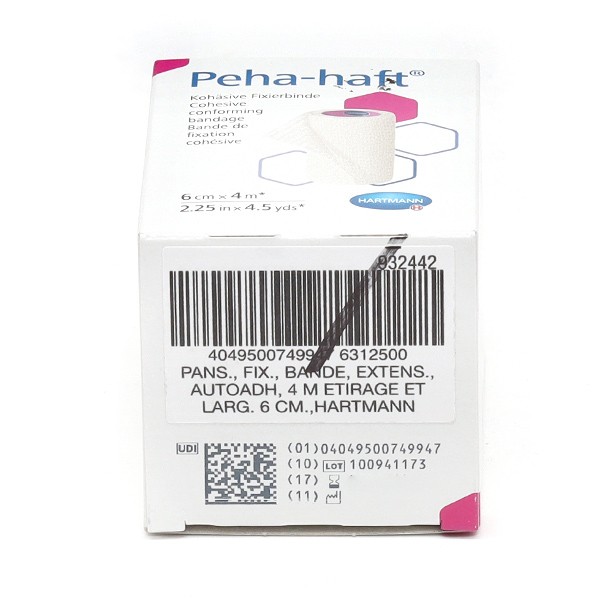 Hartmann Bande cohésive Auto-agrippante Peha Haft - Premiers soins