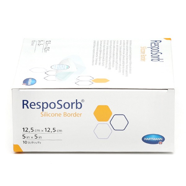 Hartmann RespoSorb Silicone Border Pansements hydrocellulaires - Plaies