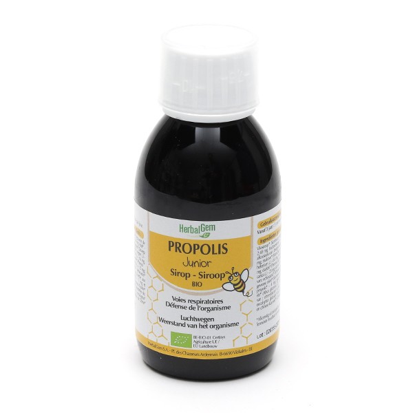 Herbalgem Propolis Junior sirop Bio - Défenses naturelles - Aunée