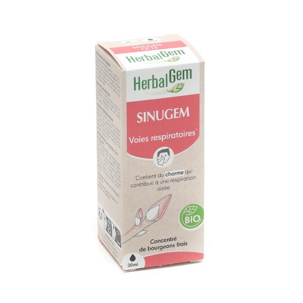 Sinugem bio Herbalgem Sinusite - Voies respiratoires - Gemmothérapie