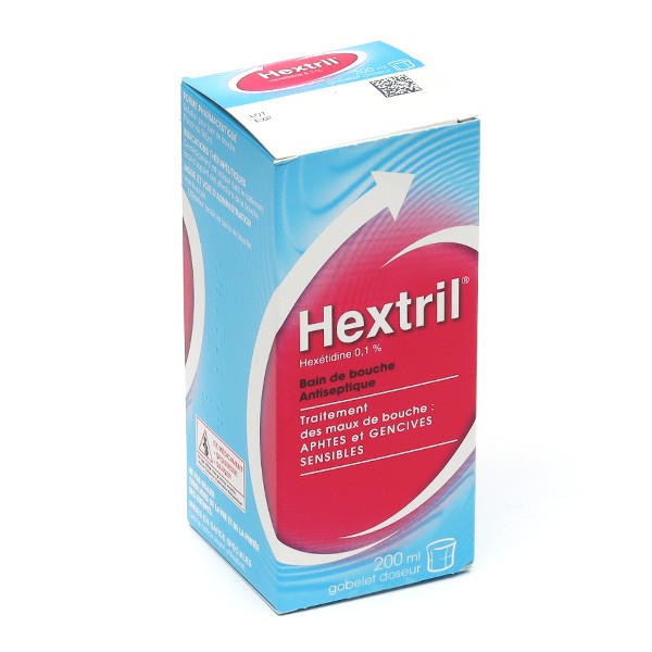 Hextril bain de bouche antiseptique - Gingivite, douleur dentaire