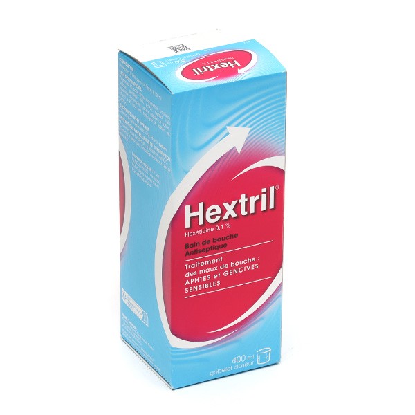 Hextril bain de bouche antiseptique - Gingivite, douleur dentaire