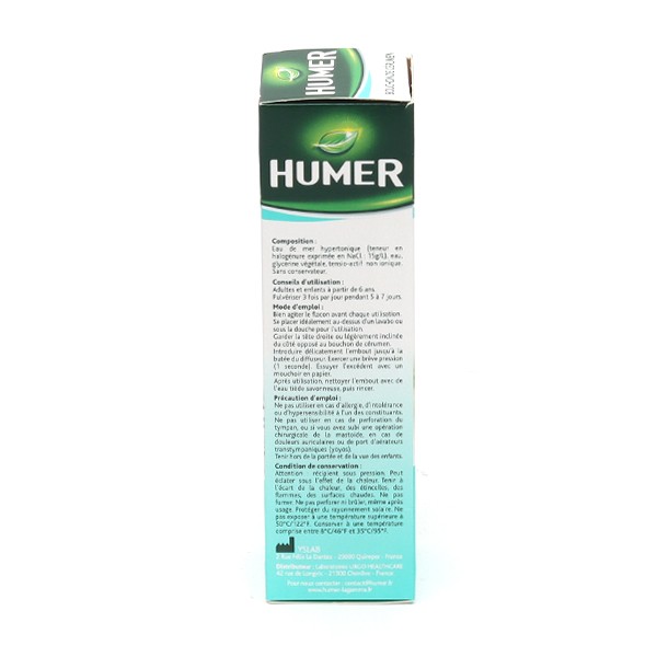Humer bouchon de cérumen spray - Dissout et apaise le conduit auditif