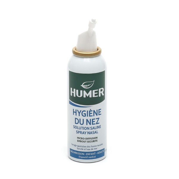 Humer hygiène du nez solution saline spray nasal - Lavage quotidien
