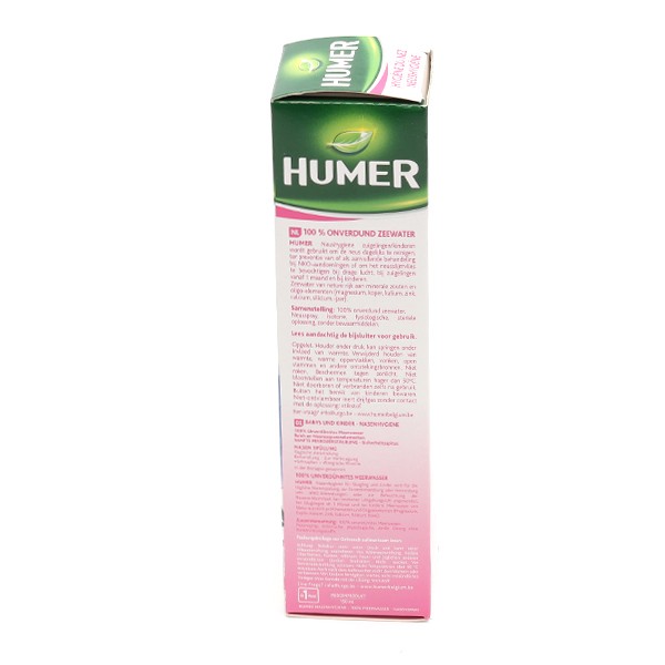 Humer Hygiène du Nez Bébé et Enfant spray nasal - Rhume - Isotonique