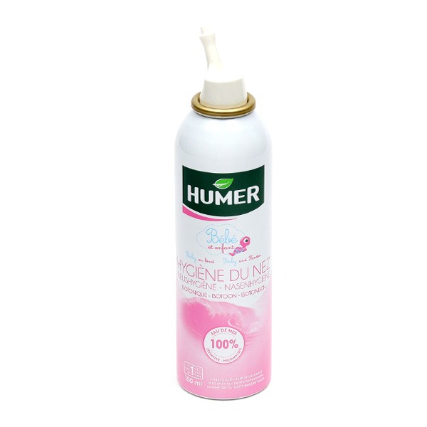 Humer Hygiène du Nez Bébé et Enfant spray nasal - Rhume - Isotonique