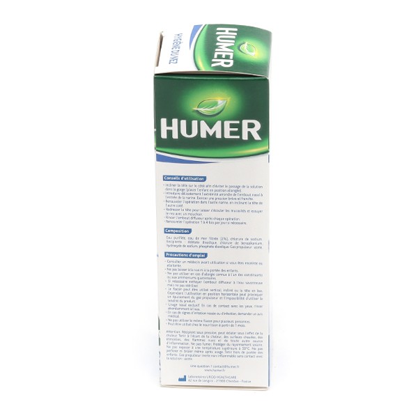 Humer hygiène du nez solution saline spray nasal - Lavage quotidien