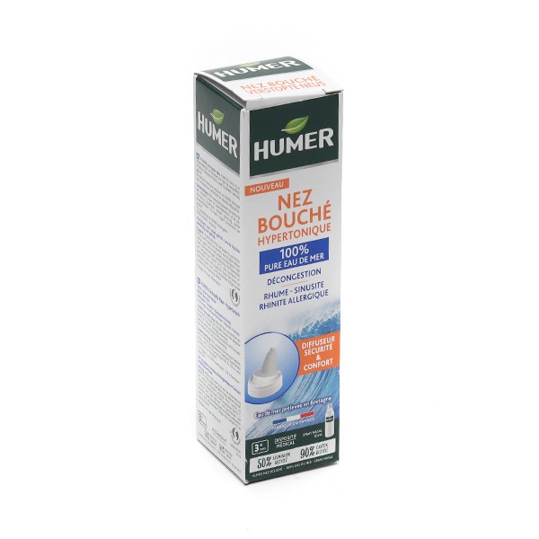Humer nez bouché spray nasal hypertonique - Rhume, sinusite