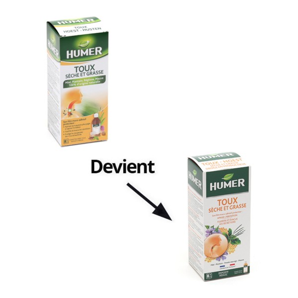 Humer Sirop Toux au miel, plantain et réglisse 170ml