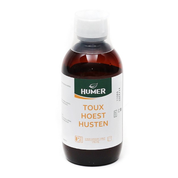 Humer Sirop Toux au miel, plantain et réglisse 170ml