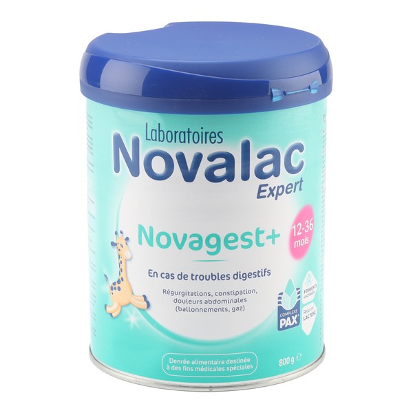 Novalac Novagest+ lait 12-36 mois - Régurgitations, constipation