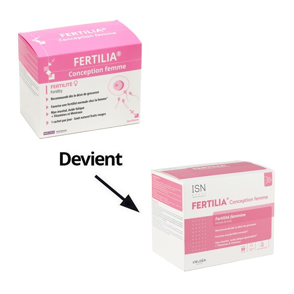 Fertilia Conception femme sachets - Fertilité - Désir grossesse