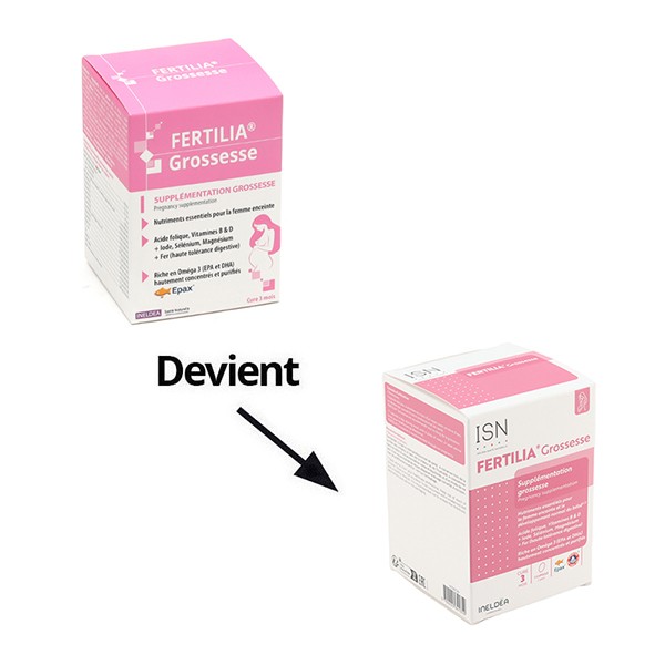 Fertilia Grossesse capsules - Complément vitamines - Femme enceinte