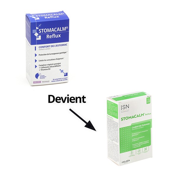 Stomacalm Reflux Complément alimentaire Ineldea - Brûlure d'estomac