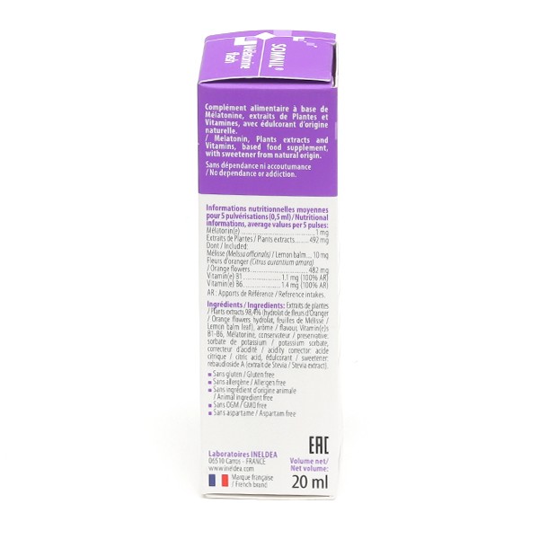 Somnil Mélatonine flash spray - Endormissement - Sommeil