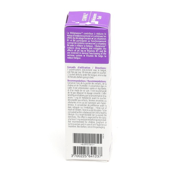 Somnil Mélatonine flash spray - Endormissement - Sommeil