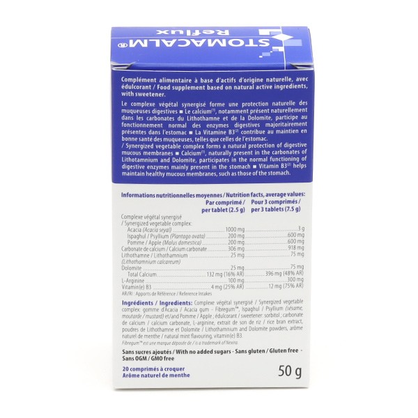 Stomacalm Reflux Complément alimentaire Ineldea - Brûlure d'estomac
