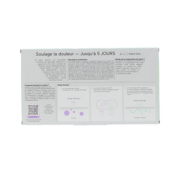 Sanofi Initiv patch Dos - Soulage la douleur 5 jours - Sans médicament