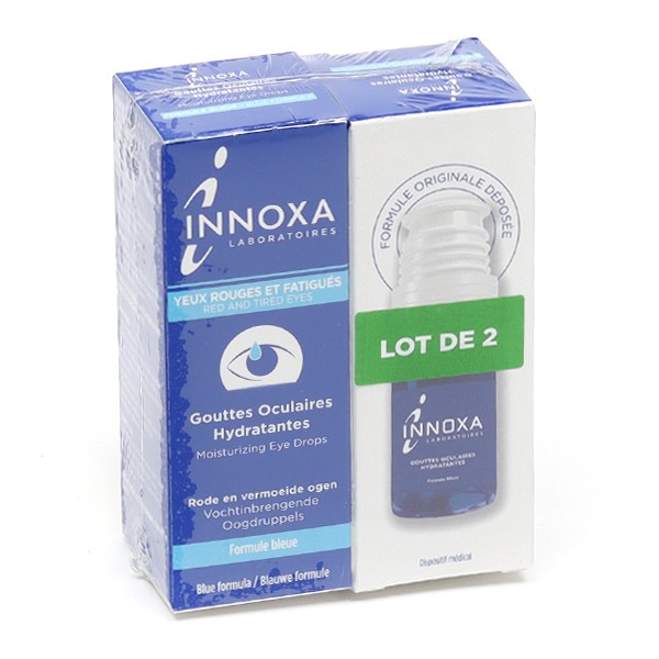 Innoxa gouttes oculaires Yeux rouges et fatigués formule bleue