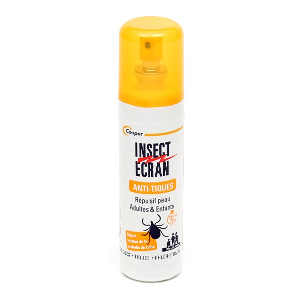 Insect Écran Lotion Anti-Tiques Spray 100 ml – Lyme - Répulsif