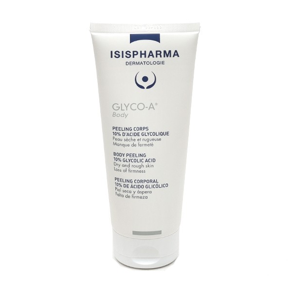 Isispharma Glyco-A Body 10% acide glycolique Peeling corps |Peau sèche