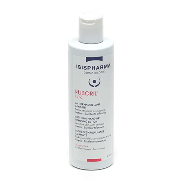 Isispharma Lotion démaquillante anti rougeurs Ruboril - Lait démaquillant
