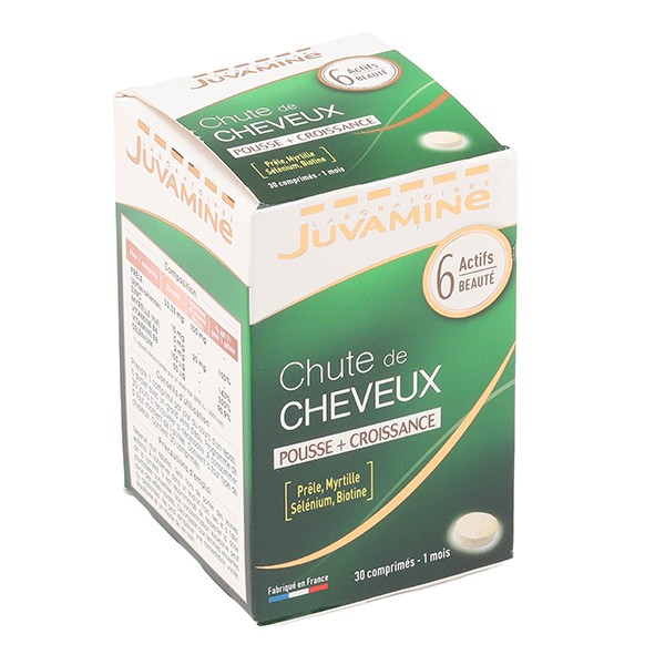 Juvamine Chute de cheveux comprimés - Pousse et Croissance