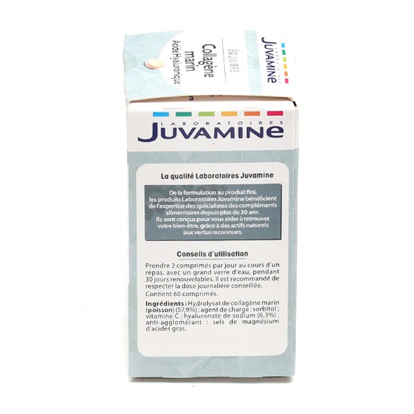 Juvamine Collagène marin et acide hyaluronique - Peau, articulations