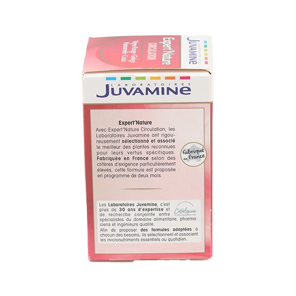 Juvamine Expert'nature Circulation 60 comprimés - Jambes lourdes