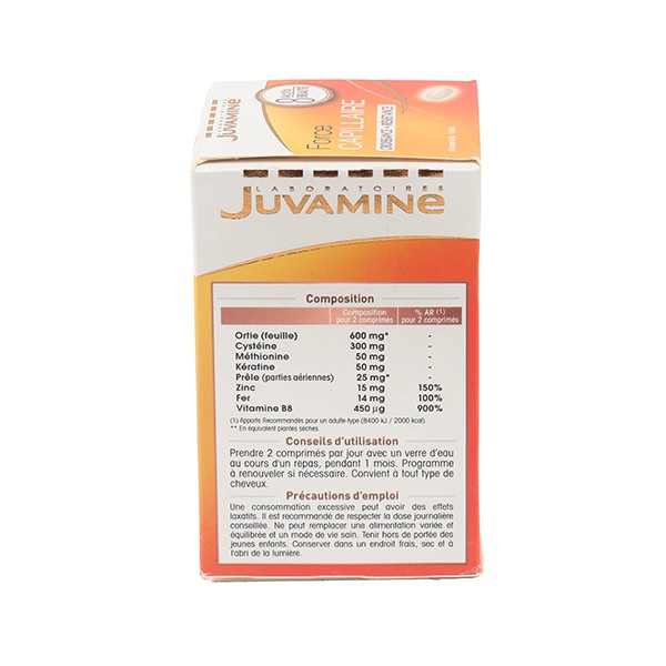 Juvamine Force capillaire comprimés - Croissance et résistance