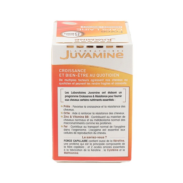 Juvamine Force capillaire comprimés - Croissance et résistance