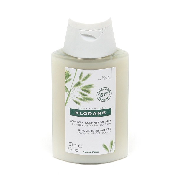 Klorane shampoing extra-doux à l'avoine - Usage fréquent pour la Famille