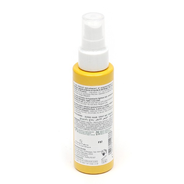 Klorane Spray éclaircissant à la camomille pour cheveux blonds