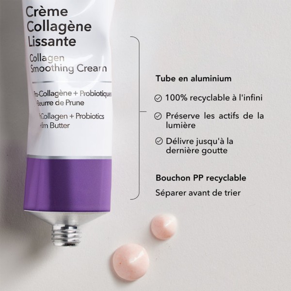 Krème Crème Collagène Lissante Bio - Lisse les rides - Anti âge