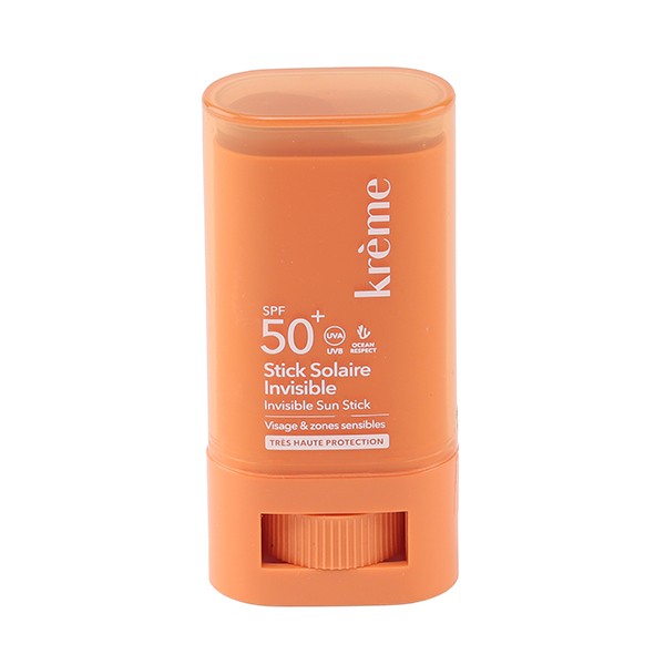 Krème stick solaire invisible SPF 50+ | Visage et zones sensibles