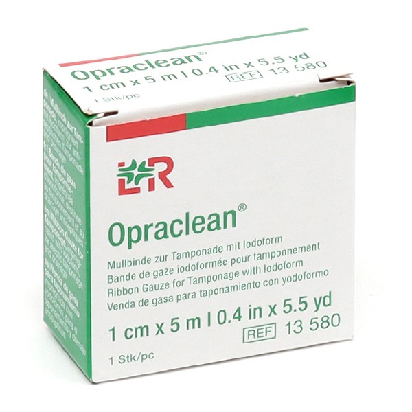 Opraclean mèche iodorformée - Mèchage plaies exsudatives