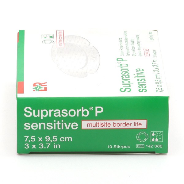 Suprasorb P sensitive Multisite border lite pansement hydrocellulaire