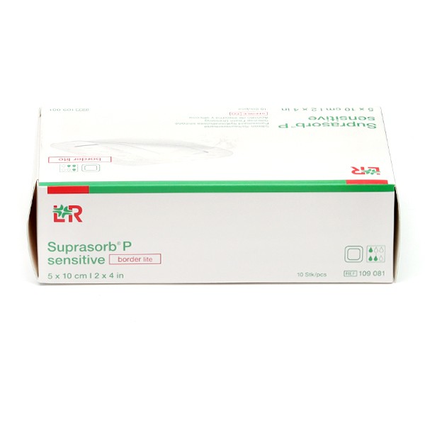 Lohman Suprasorb P Sensitive pansement hydrocellulaire siliconé