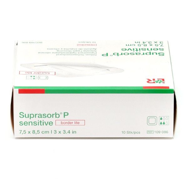 Lohman Suprasorb P Sensitive pansement hydrocellulaire siliconé