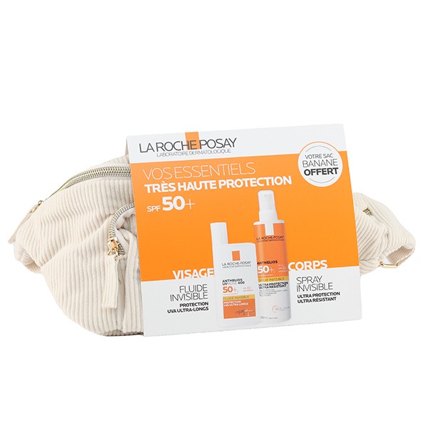 La Roche Posay Anthelios spray et fluide invisible : solaire SPF 50+