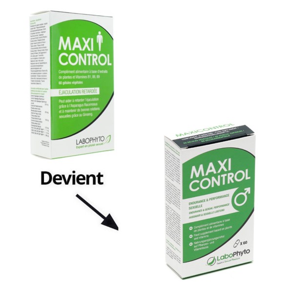 Maxi Control gélule - Endurance et performance sexuelle - Homme