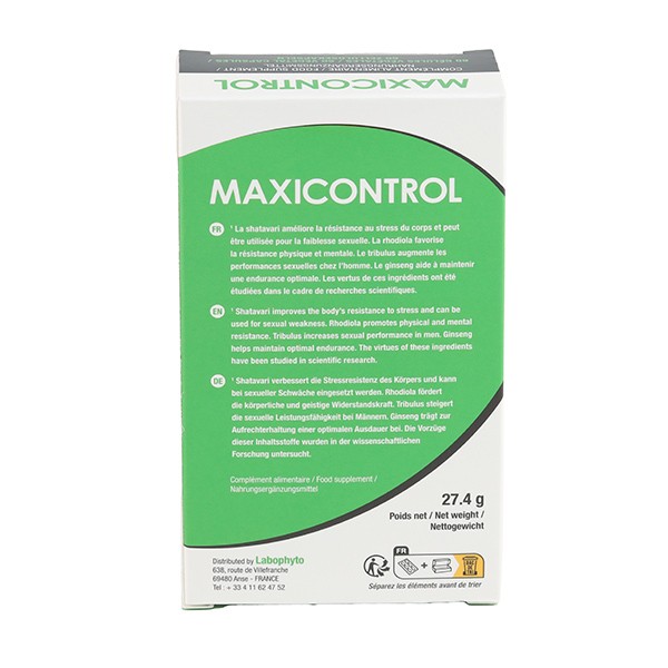 Maxi Control gélule - Endurance et performance sexuelle - Homme