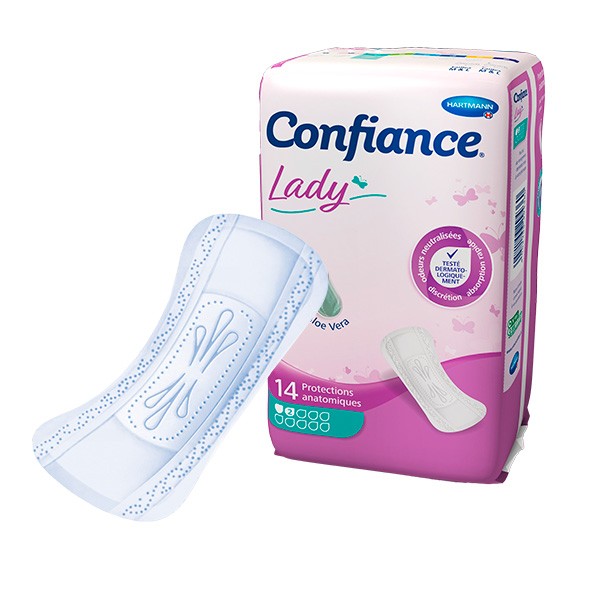 Protection anatomique Confiance Lady Absorption 2G - Incontinence urinaire