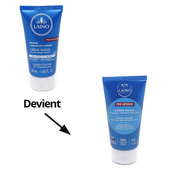 Laino crème mains pro intense - Hydratation Peaux sèches