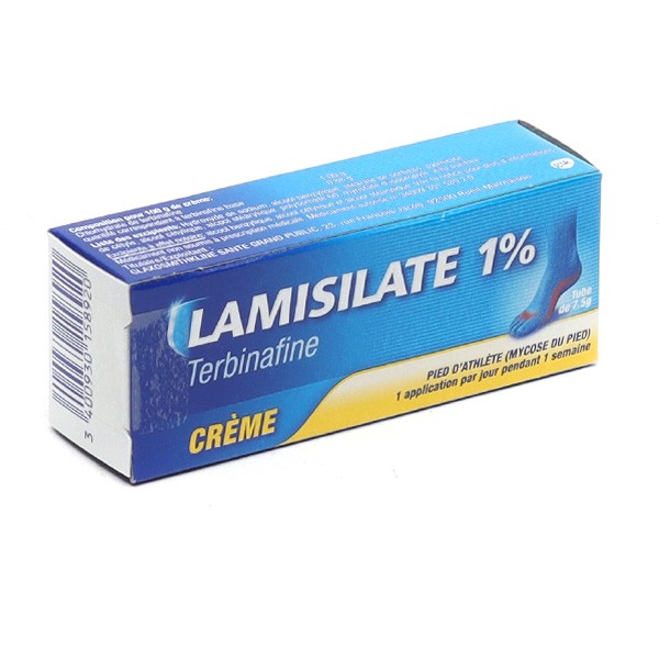 Lamisilate creme antifongique - Mycose - Traitement pied d'athlète