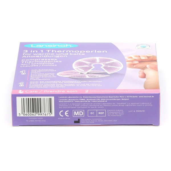 Lansinoh compresse d'allaitement Therapearl - Poche chaud-froid