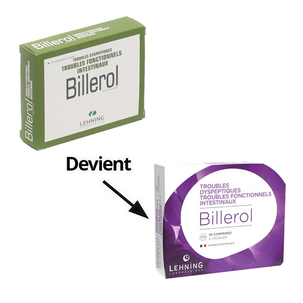 Billerol Lehning comprimés - Dyspepsie - Troubles fonctionnels intestinaux