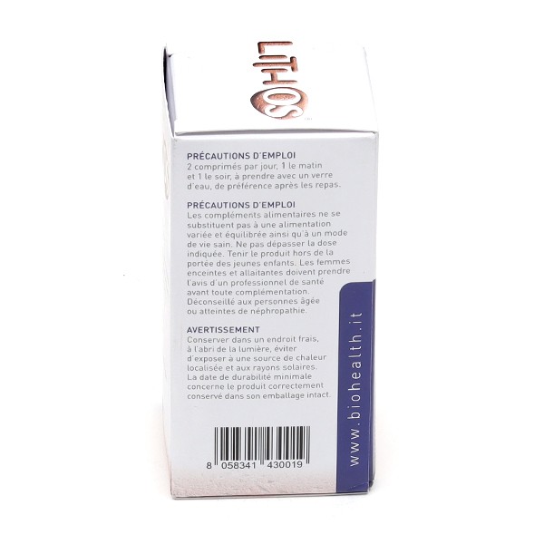 Lithos comprimés libération prolongée - Equilibre acido basique