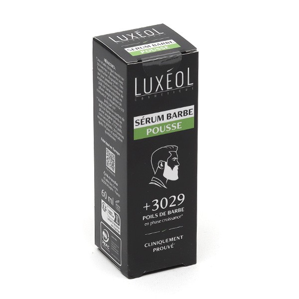 Luxéol sérum barbe pousse - Densité, épaisseur - Croissance des poils