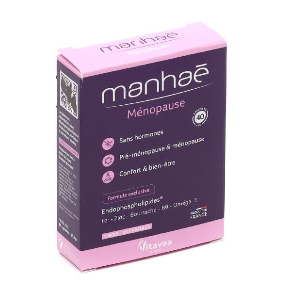 Manhaé capsules Vitavea - Bouffées de chaleur lors de la ménopause
